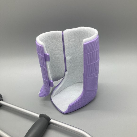 American Girl | Toys | American Girl Crutches And Purple Leg Cast ...